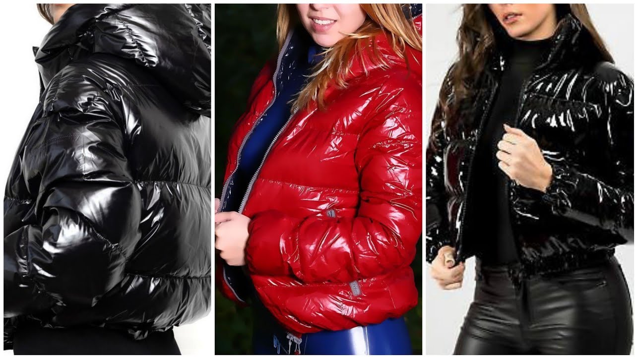 much beautiful design and ideas for ladies of latex puffer jacket ...