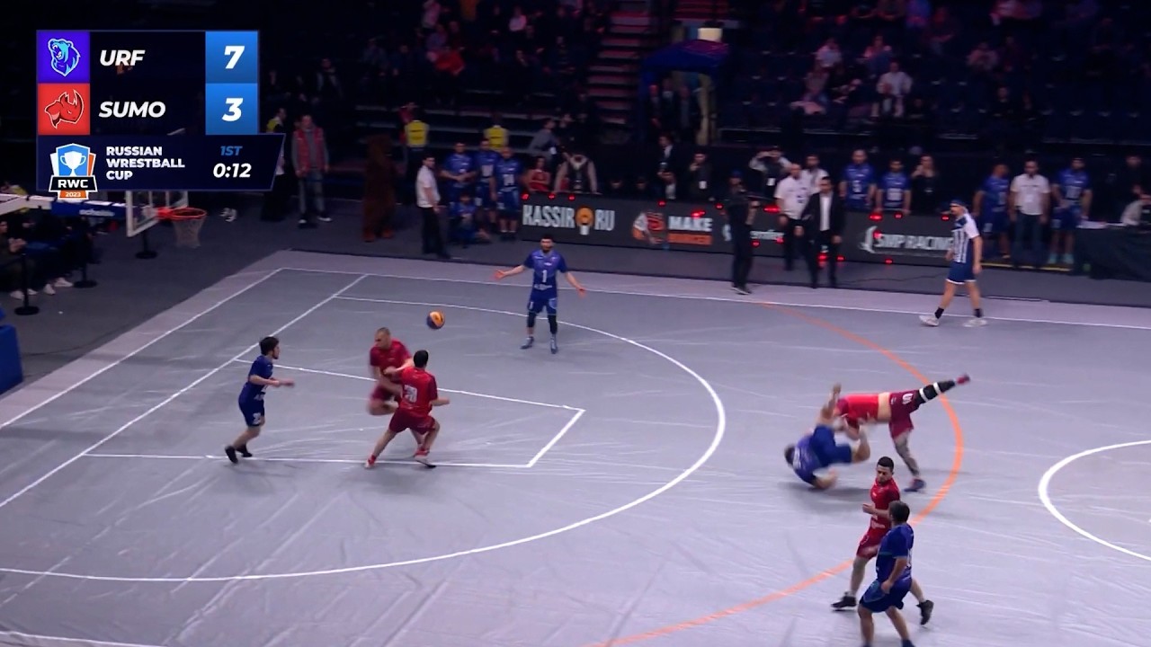Wrestling Basketball Rugby Combined - Wrestball - YouTube
