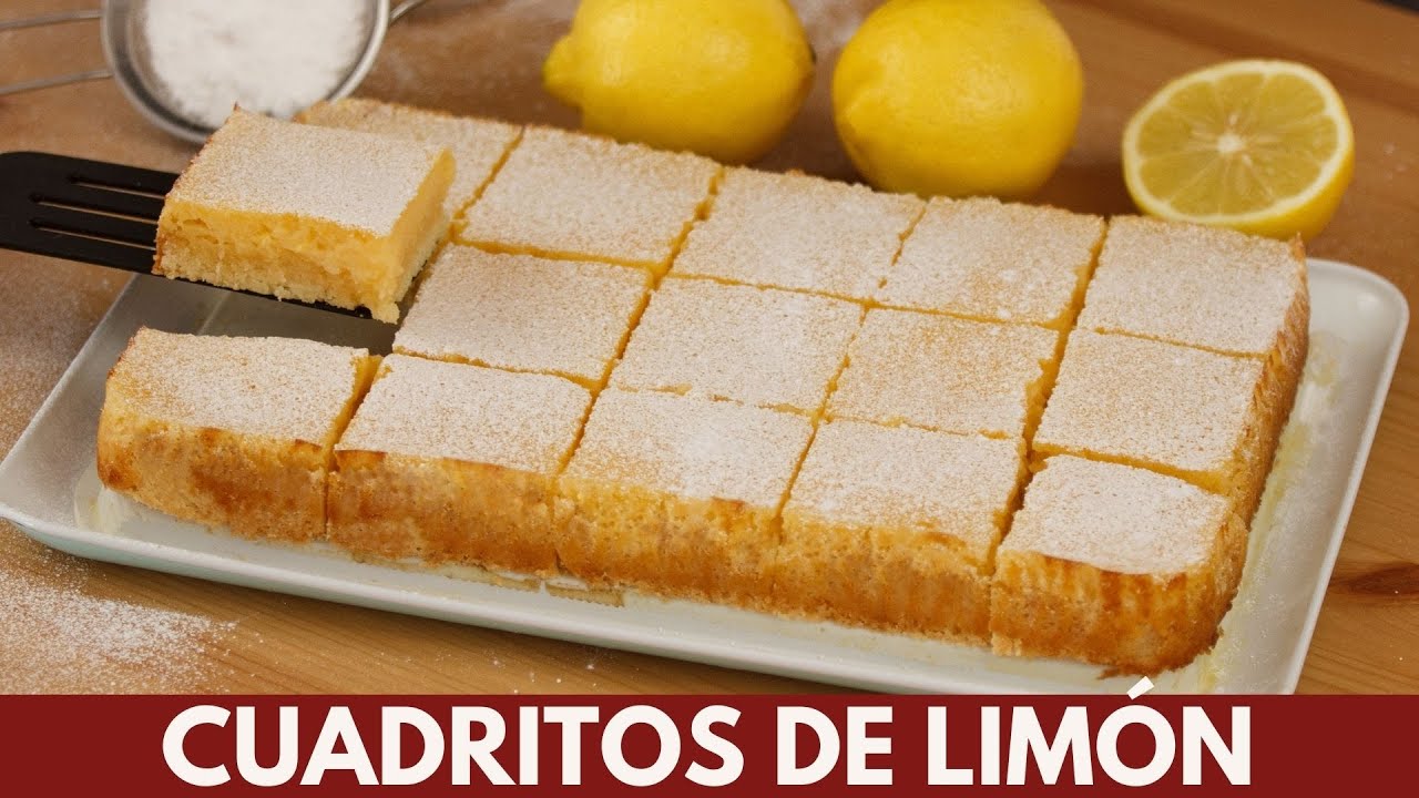 Cuadritos de limón - YouTube