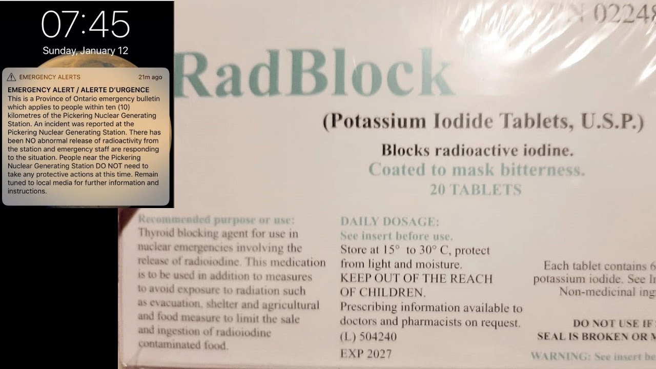 RadBlock Thyroid blocking agent for use in nuclear emergencies - YouTube