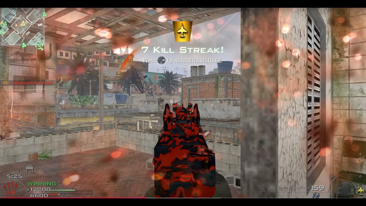 Classic Mw2 Favela Nuke Mini Uzi Extended Mags (IW4X Gameplay) - YouTube