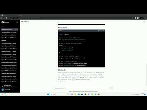 python requests post json body - YouTube