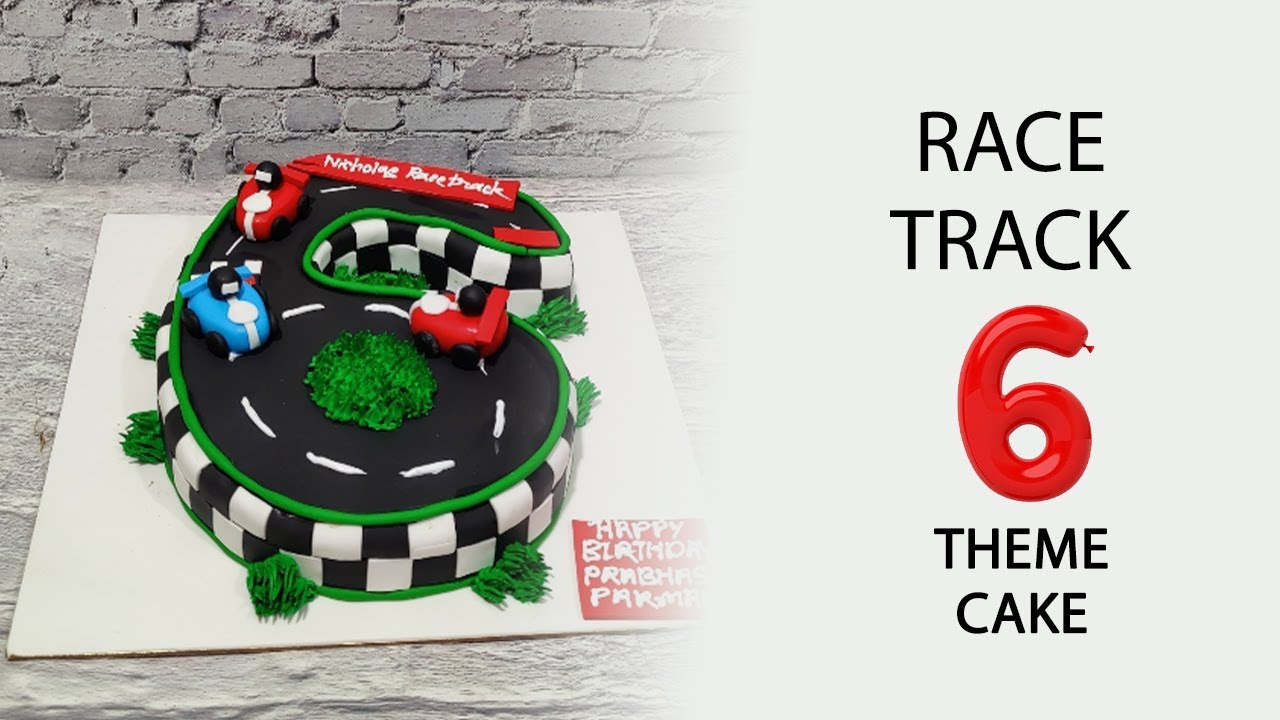 How to Make a Race Track Car Cakes | Race Track Cake - YouTube