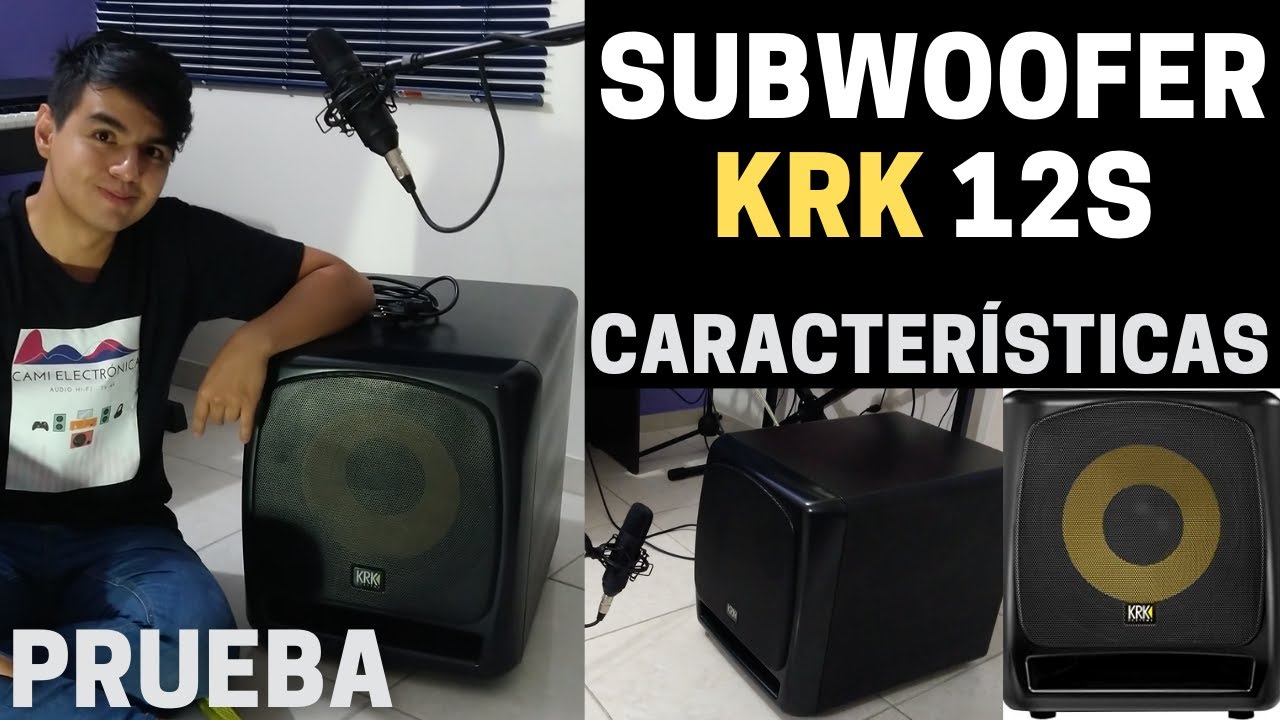 Subwoofer KRK 12s, bajos profundos, calidad estudio de grabación ...