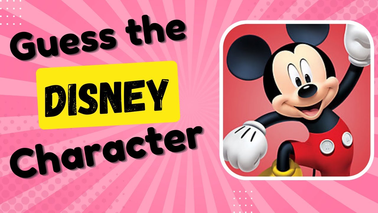 Guess the DISNEY Character | Your 25 Favourite Disney Characters Quiz ...