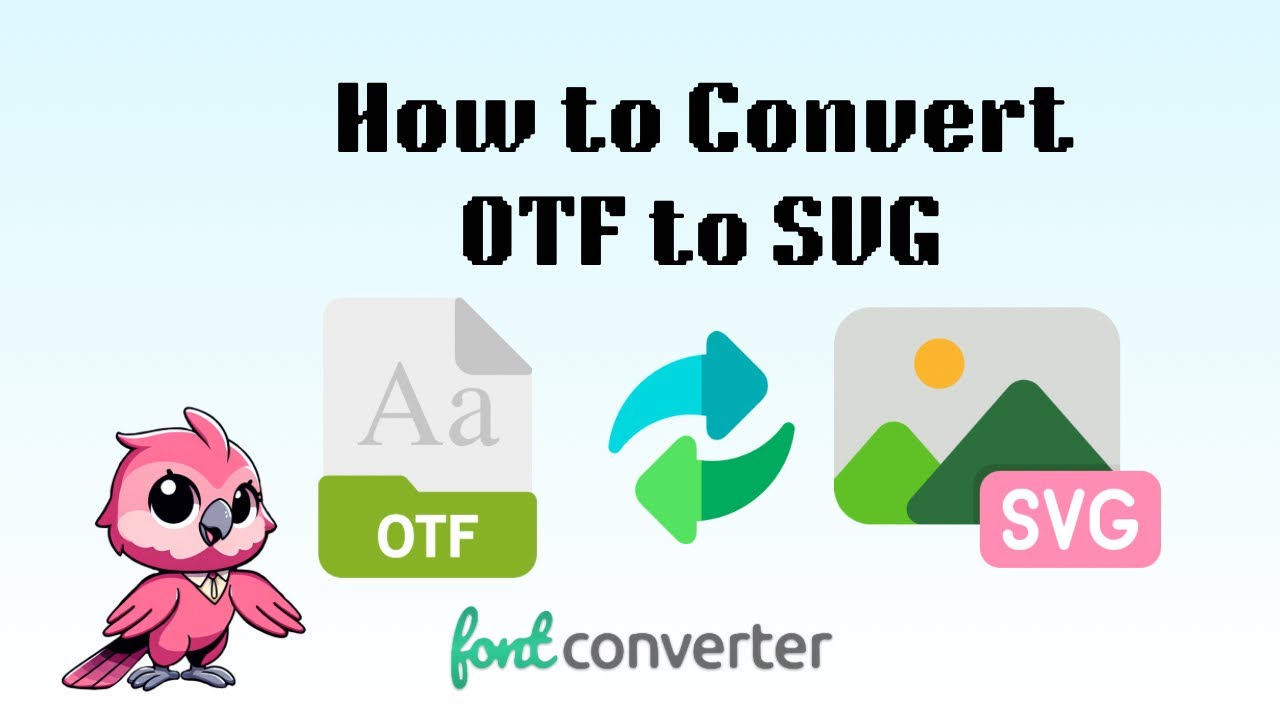 How to Convert OTF to SVG (Simple Guide) - YouTube