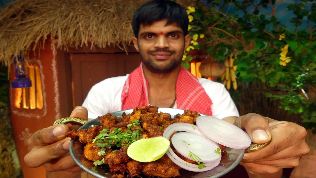 Jabardasth Mahesh Cooking Traditional Food | Chicken Pakoda - YouTube