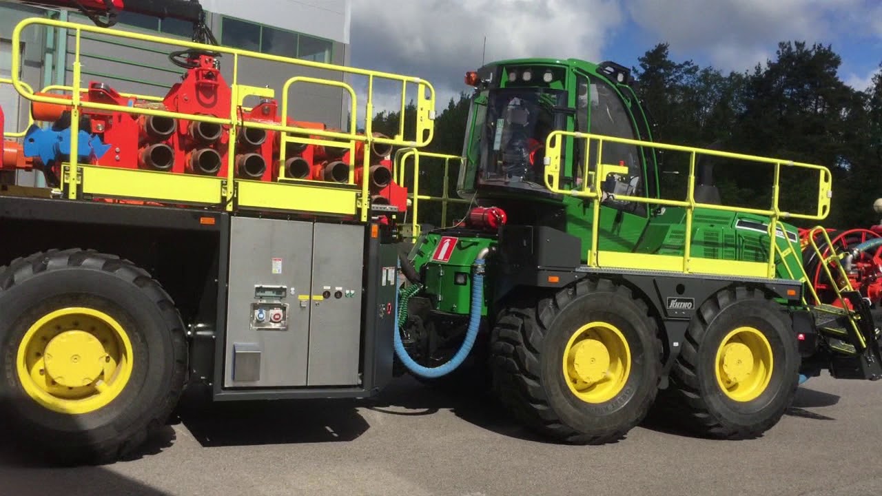 Rhino 100 - Highly mobile raise borer for slot raise drilling - YouTube