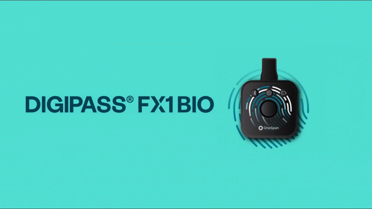 OneSpan DIGIPASS FX1 BIO Login: A new era of security - YouTube