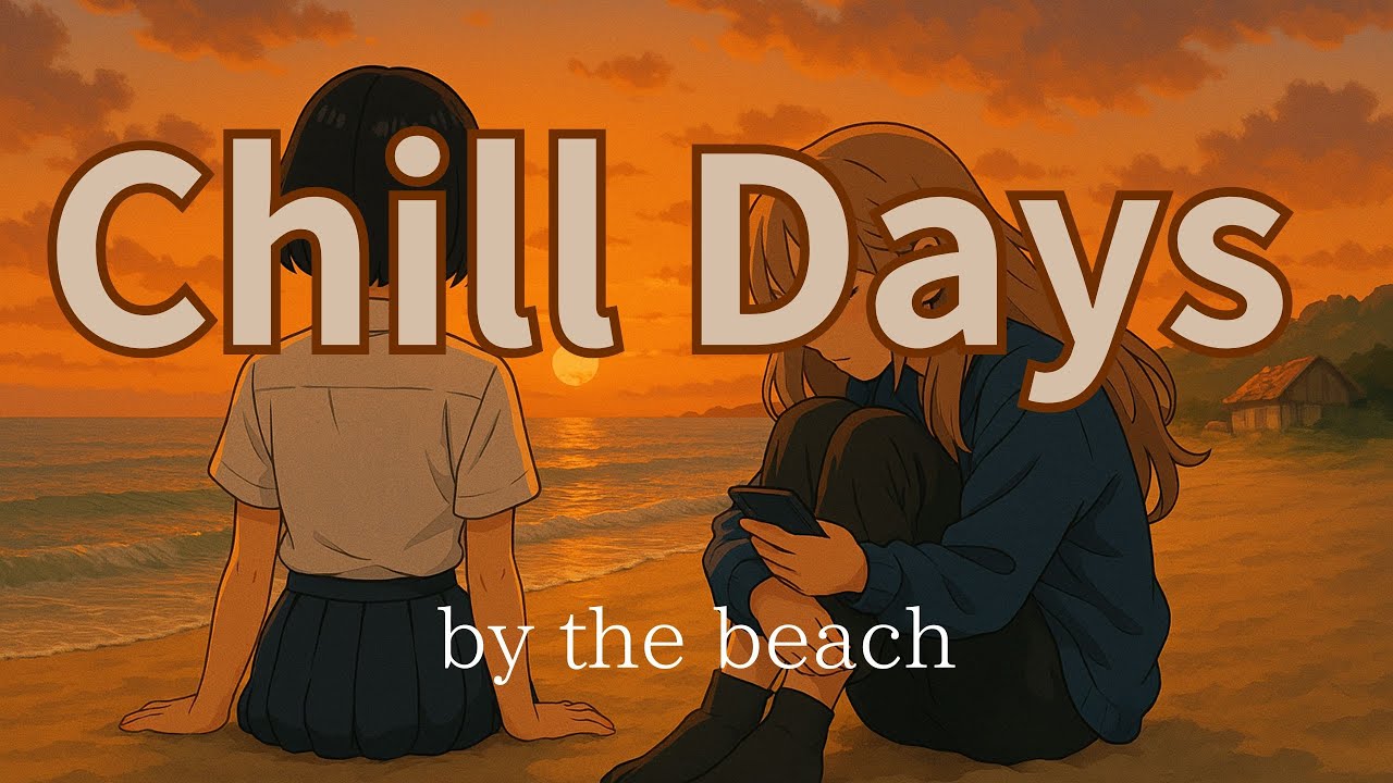 Relaxing Beachside Piano Music with Ocean Waves | Chill Instrumental for Work, Study, Sleep ...