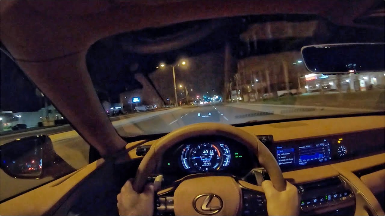 2021 Lexus LC500 Convertible V8 Touring POV Night Drive (3D Audio)(ASMR ...