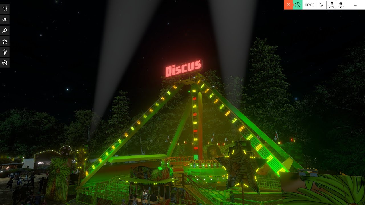 Virtual rides 3 - funfair simulator - Discus - YouTube