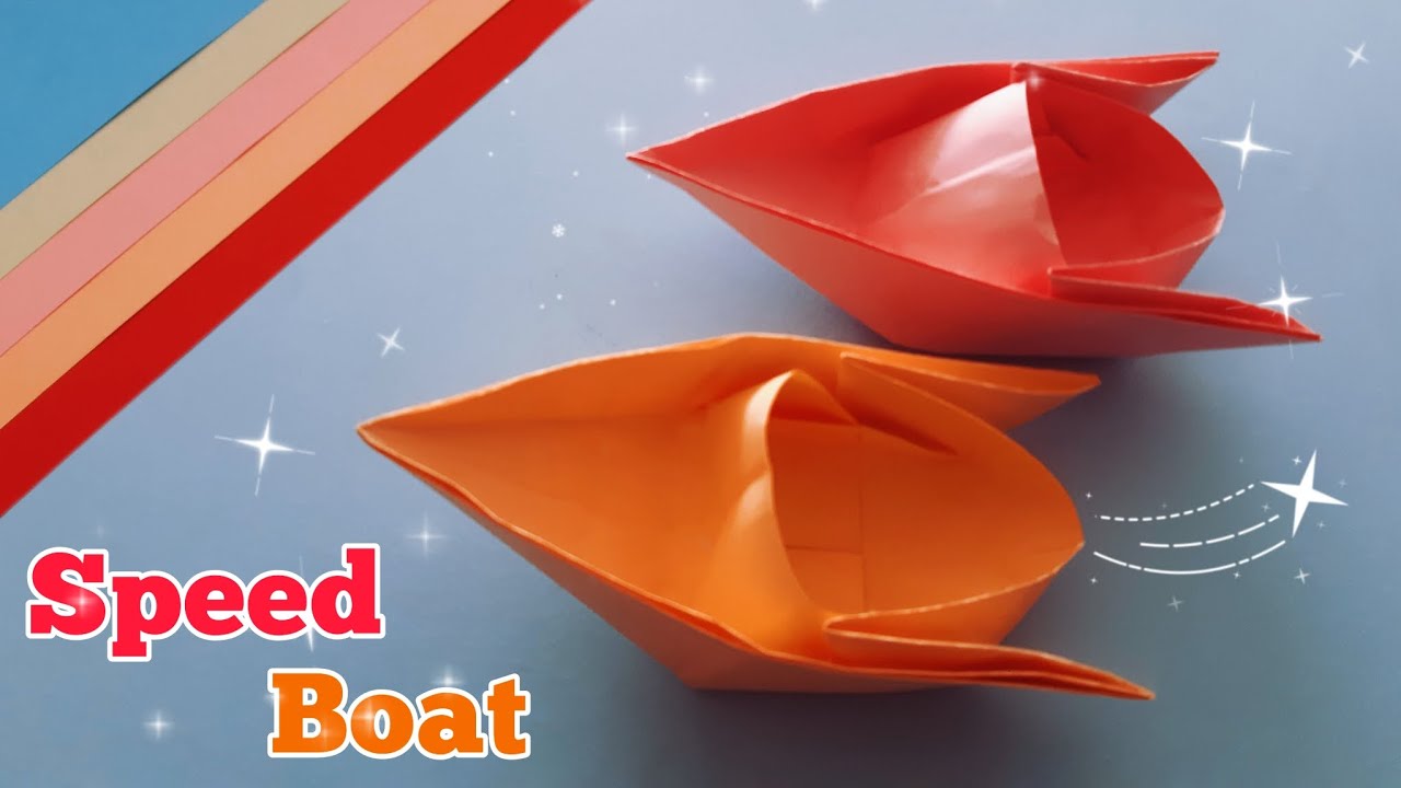 Origami Speedboat | A Step-by-Step Guide for building boat origami ...