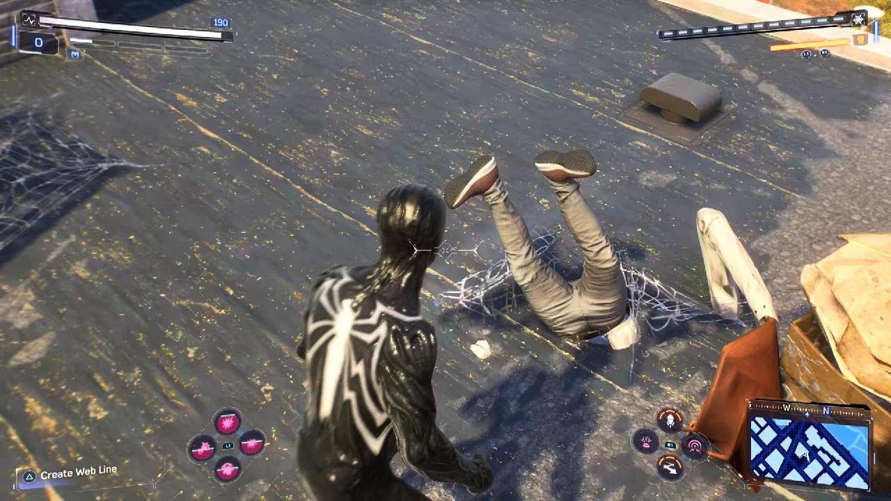 Pulled Into Ground Marvel's Spider-Man 2 - YouTube
