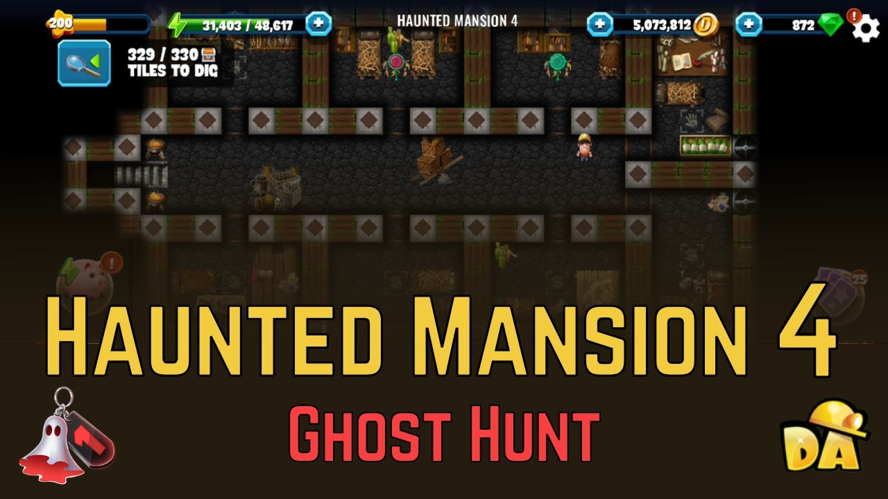 Haunted Mansion 4 - Ghost Hunt - Diggy's Adventure - YouTube