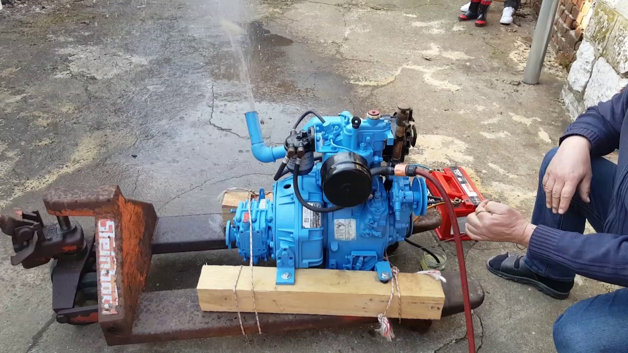 Probni rad DMB brodski motor - YouTube