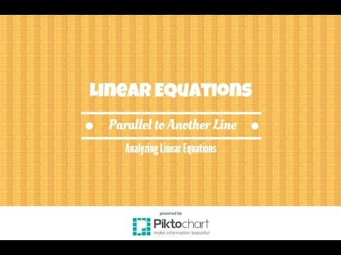 How to write an equation of a line that passes through a point and is ...