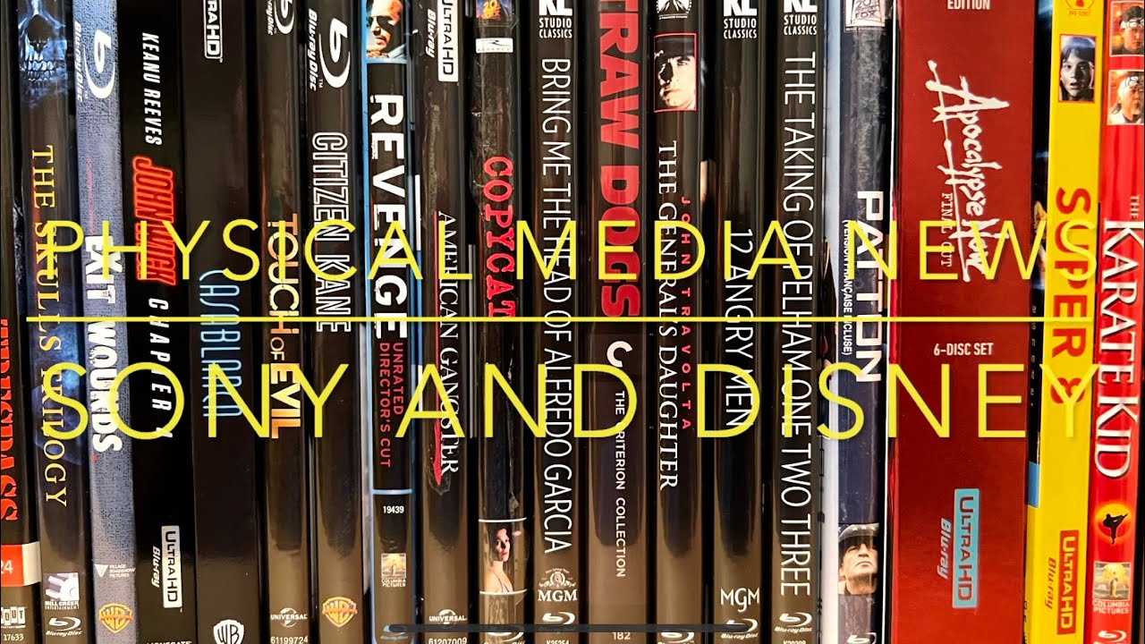 Physical Media News: Sony & Disney - YouTube