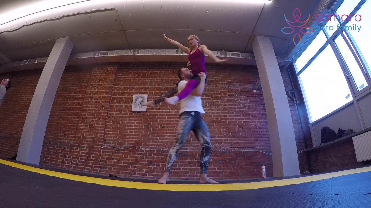 Acro Yoga Dance Tricks by Jacob Brown and Debbie Collis - YouTube