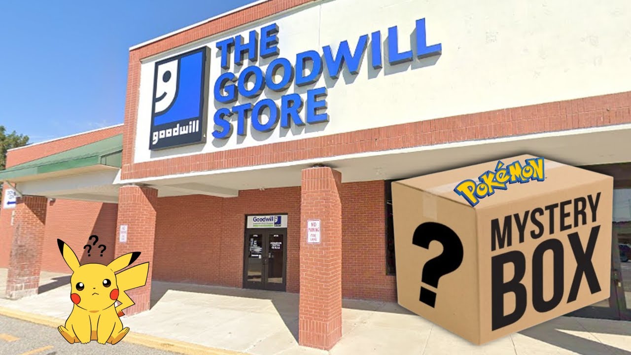 🕵️Massive Pokemon #goodwill Mystery Box Opening with Vintage #pokemon ...