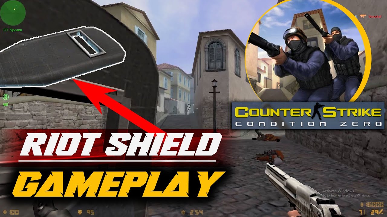 counter strike condition zero (gameplay as riot shield) in 1920x1080 ...