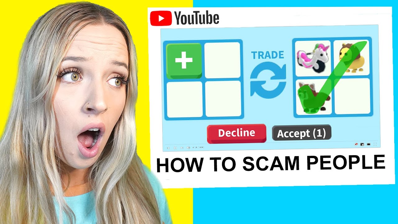 Reacting To HOW People Scam In Adopt Me.. (Roblox) - YouTube