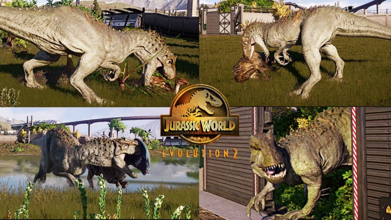Indominus Rex All Perfect Animations & Interactions 🦖 Jurassic World ...