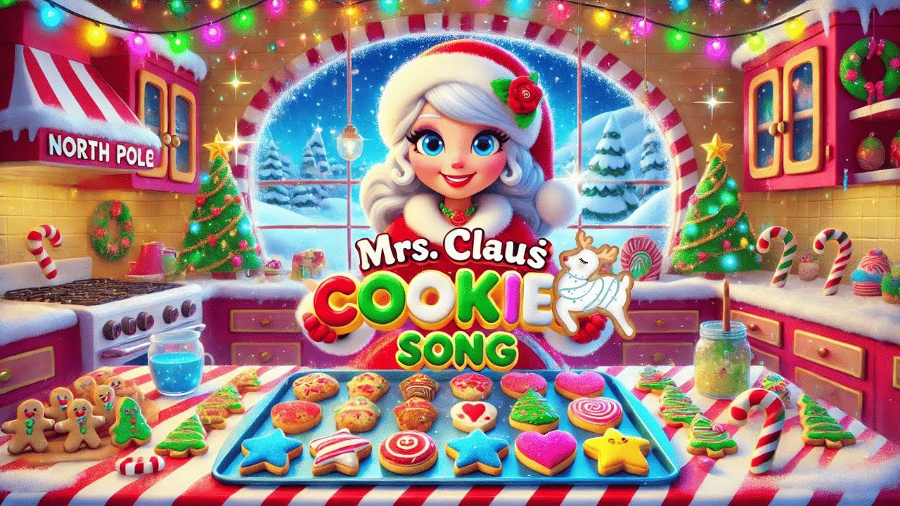 Mrs. Claus' Cookies | Christmas Song for Kids - YouTube