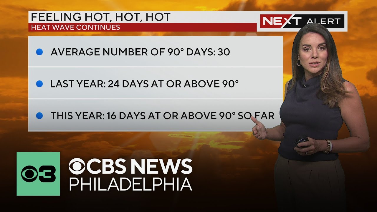 Feels-like temps could reach 105 in Philadelphia Tuesday as heat wave ...