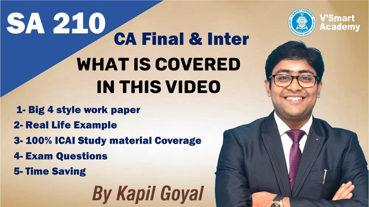 SA 210 AGREEING THE TERMS OF AUDIT ENGAGEMENT BY CA KAPIL GOYAL ...