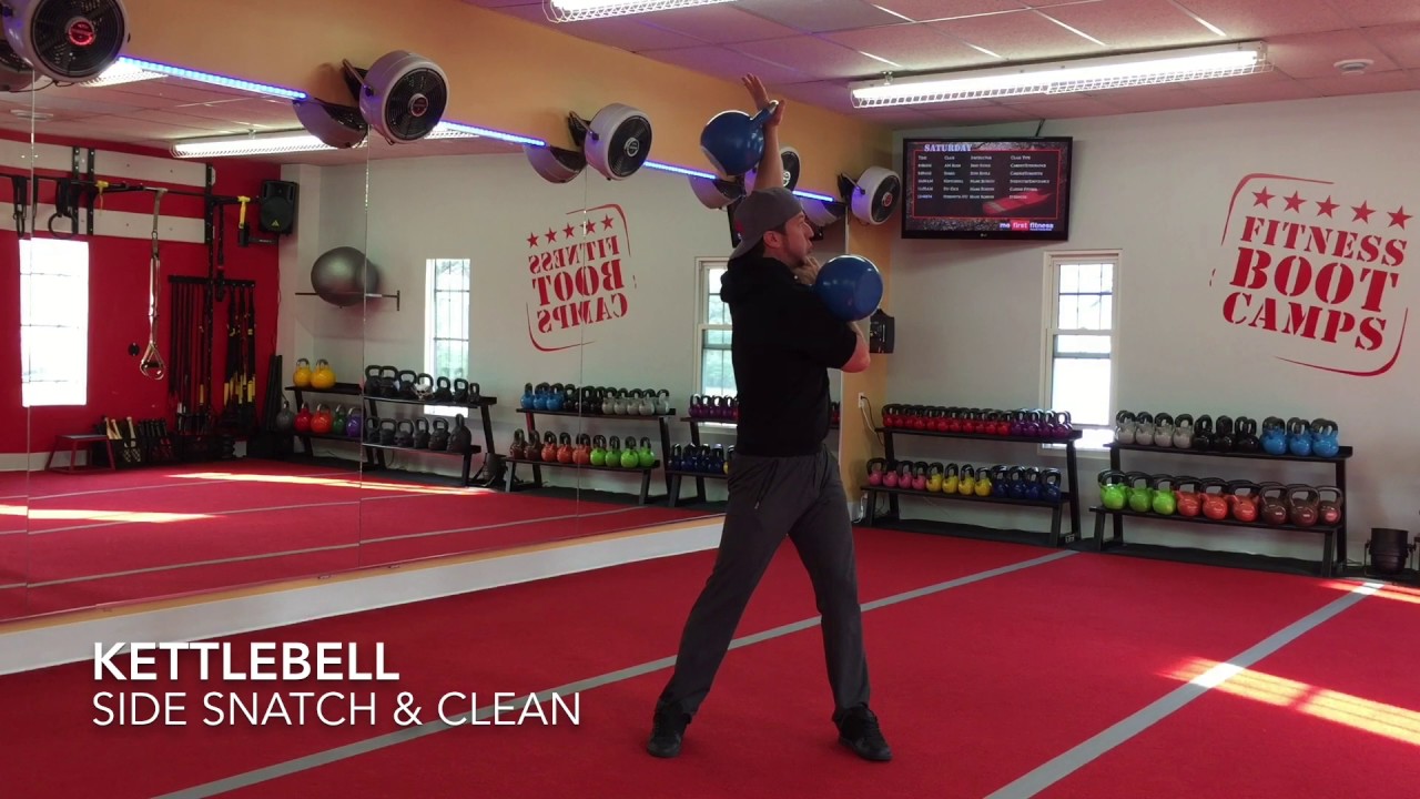 Kettlebell Side Snatch & Clean - YouTube