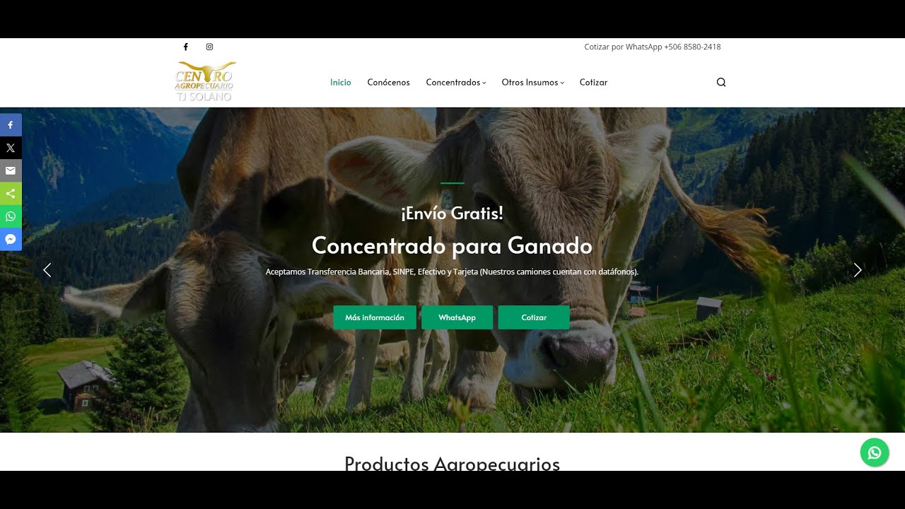 [NUEVO SITIO WEB - RESPONSIVE] Centro Agropecuario TJ Solano - YouTube