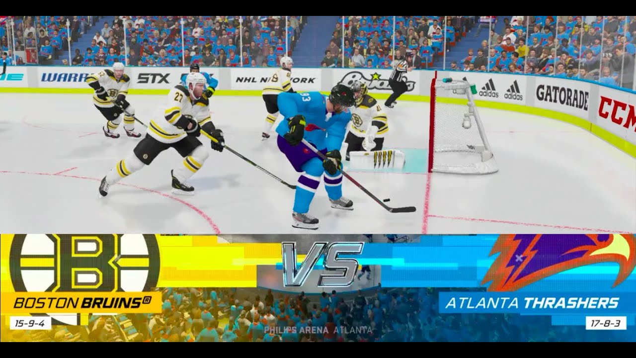 NHL 20 Atlanta Thrashers- Second Game of Back to Back vs Boston Ep. 31 ...