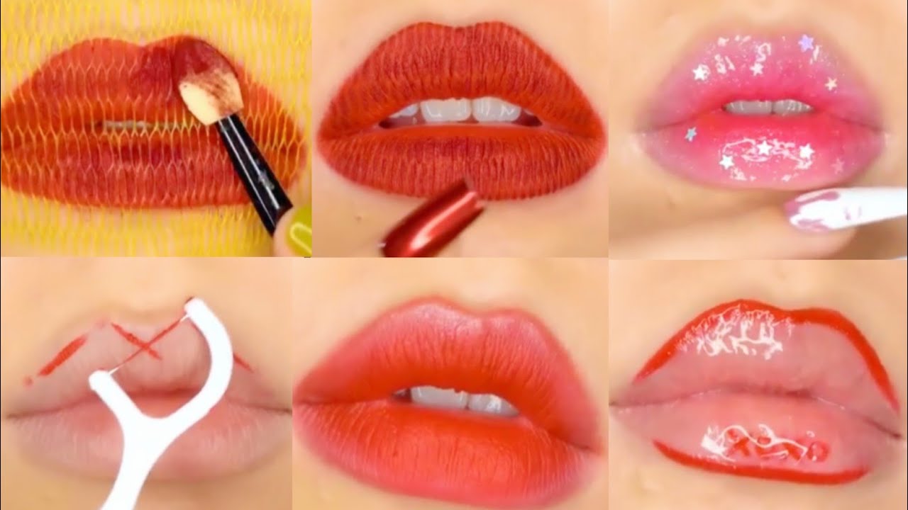 Lipstick 💄 Hacks 😱 and Makeup 💋💞 Transformations | Tutorials for ...