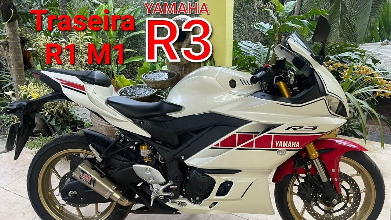 Nova YAMAHA R3 com traseira estilo R1 M1 ( New YAMAHA R3 with back ...
