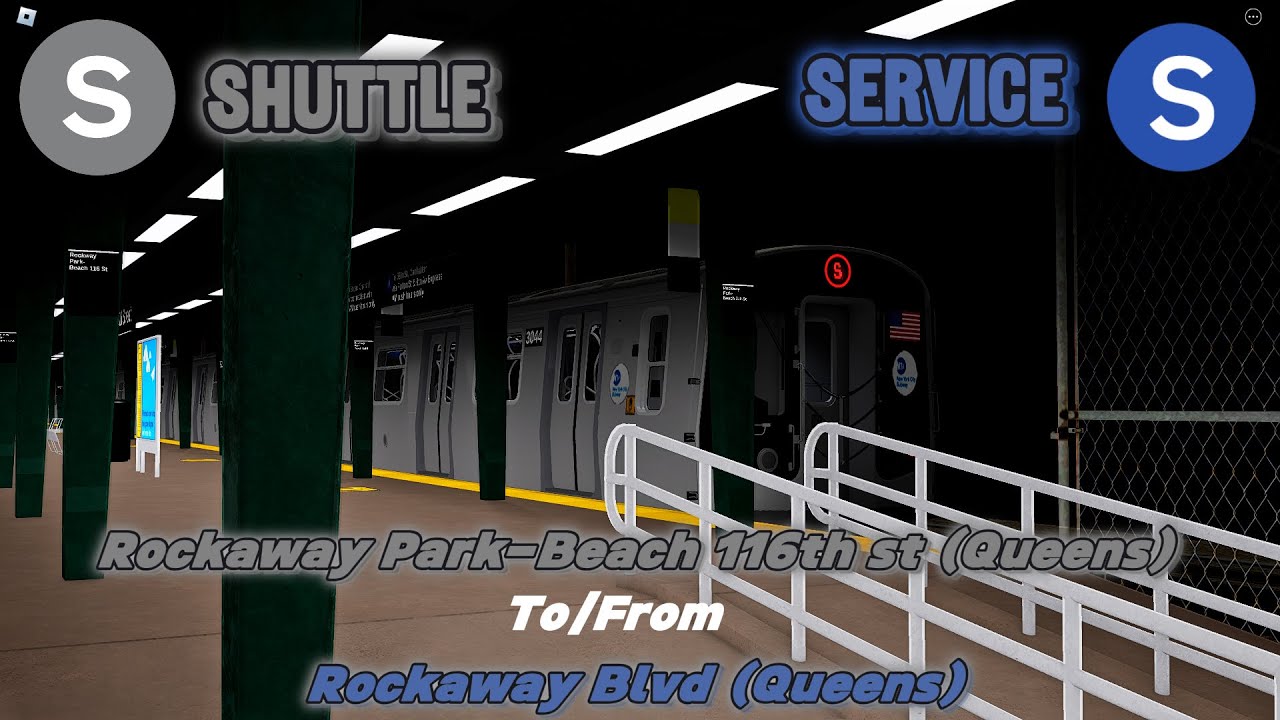 MTA NYCT R179 Shuttle Train Rockaway Park to/from Rockaway Blvd - YouTube