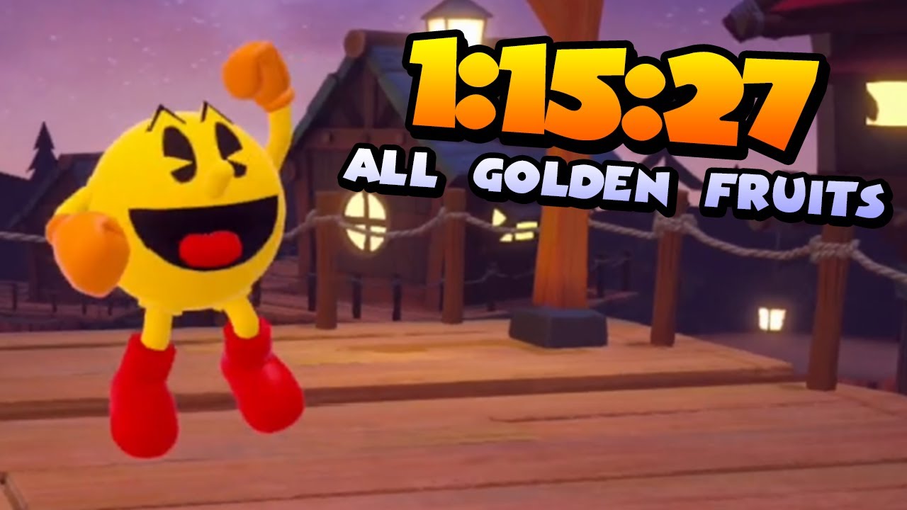 Pac-Man World 2 Re-Pac - All Golden Fruits Speedrun in 1:15:27 (RTA: 1: ...