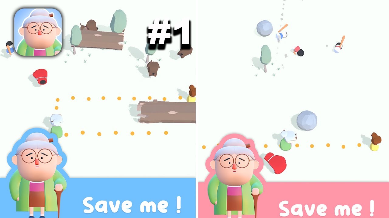 Save the grandmother - New Release - Hyper Hybrid Casual - Gameplay ...