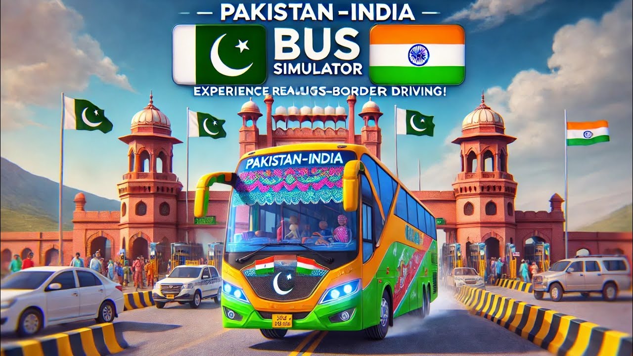 Pakistan 🇵🇰 - India 🇮🇳 Bus Simulator: Experience Realistic Cross-Border ...