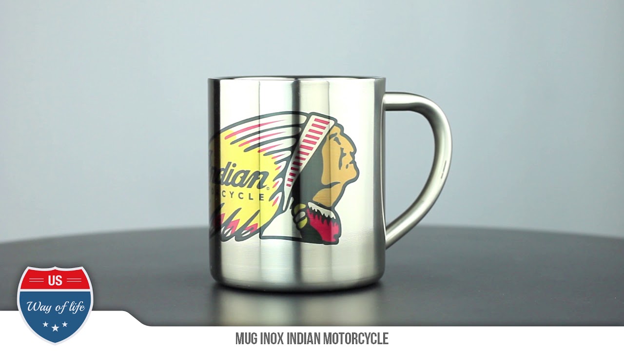 Mug inox Indian Motorcycle - US WAY OF LIFE - YouTube