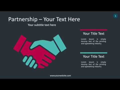 Partnership Infographic - Animated PowerPoint Template - YouTube