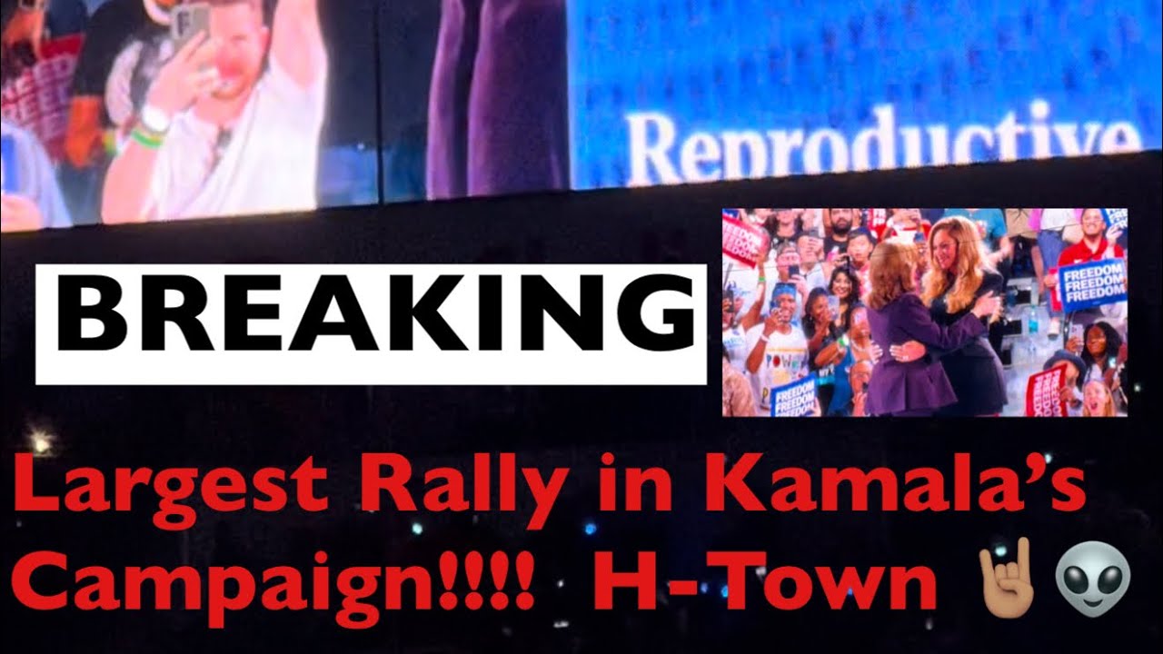 I’m Going to Kamala Harris Presidential Rally in Houston TX Downtown ...