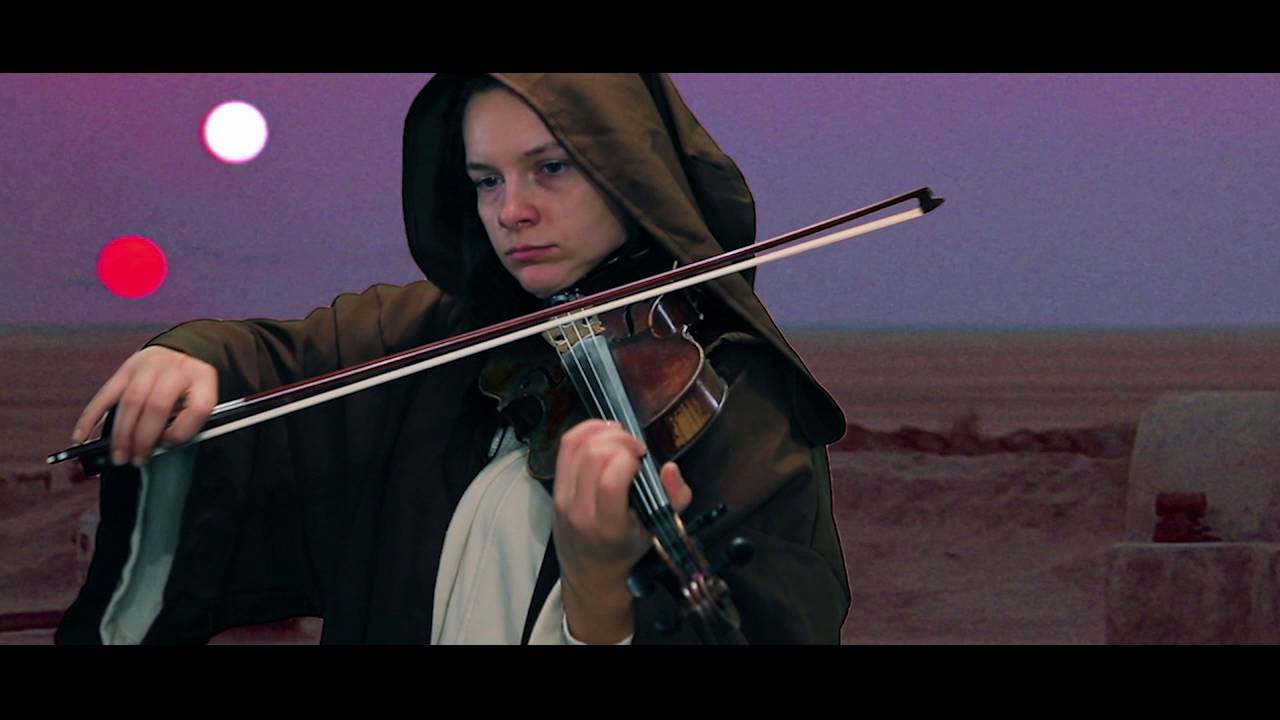 The Force Theme Violin Movie Clip - YouTube