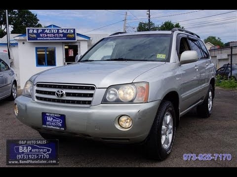 2001 Toyota Highlander Limited V6 4WD - YouTube