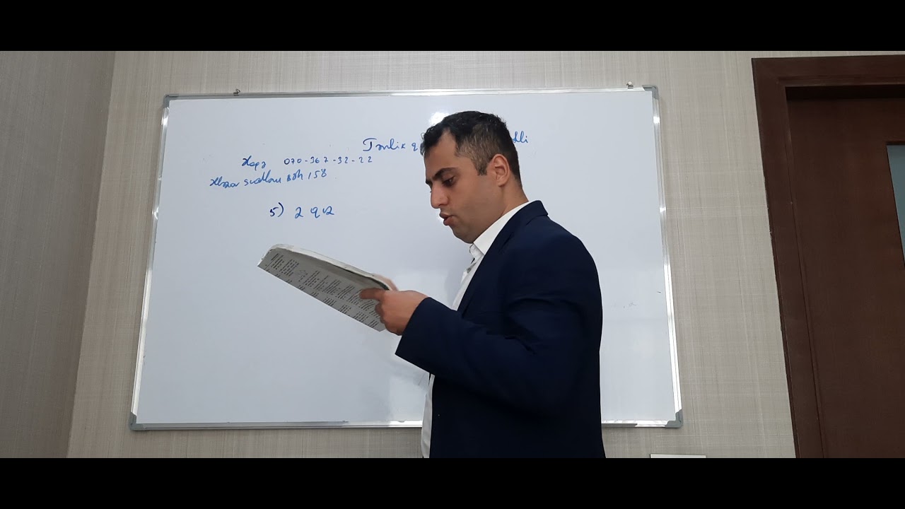 Ibtidai Riyaziyyat Tenlik qurmaqla mesele helli - YouTube