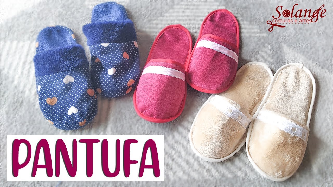 PANTUFA FÁCIL DE FAZER (COM MOLDE) - YouTube