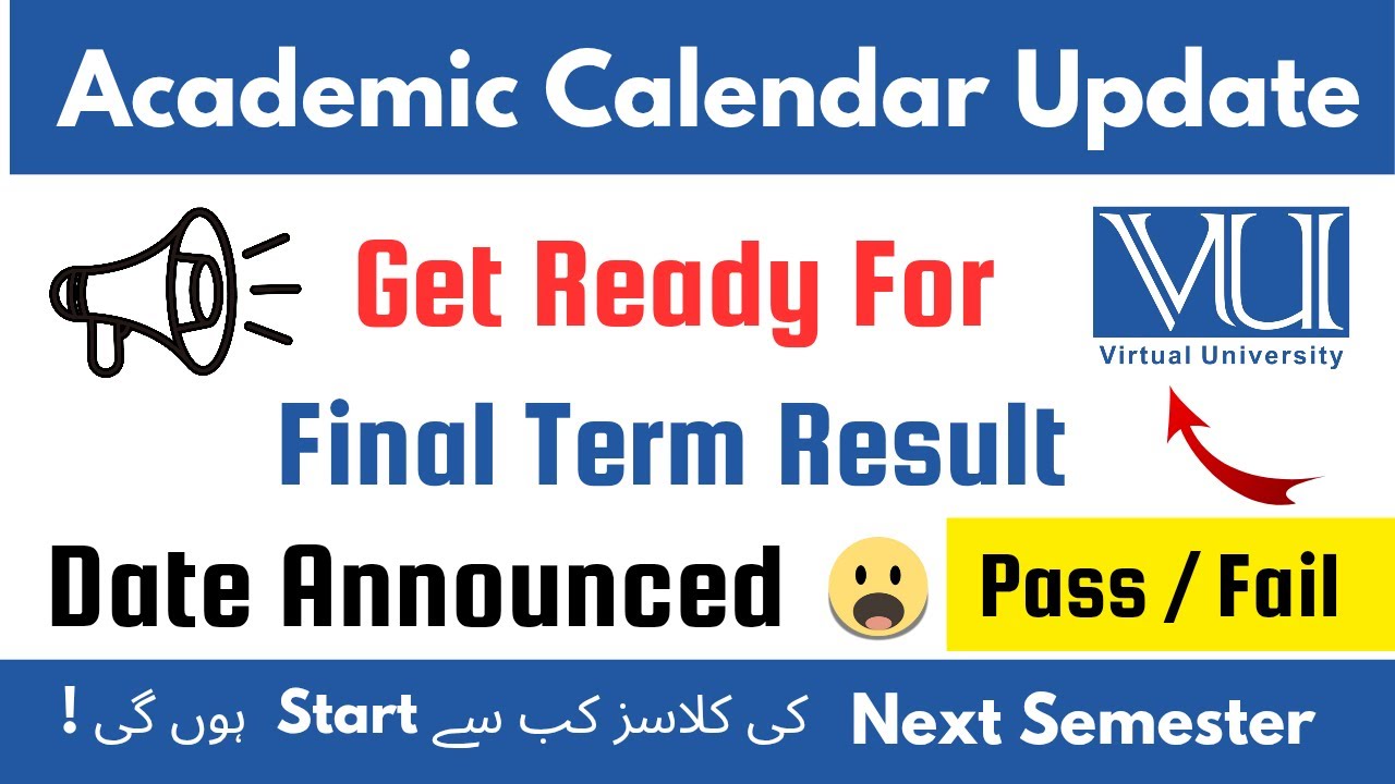 Final term result date announced 2025 | Next classes Start | #vu #2025 ...