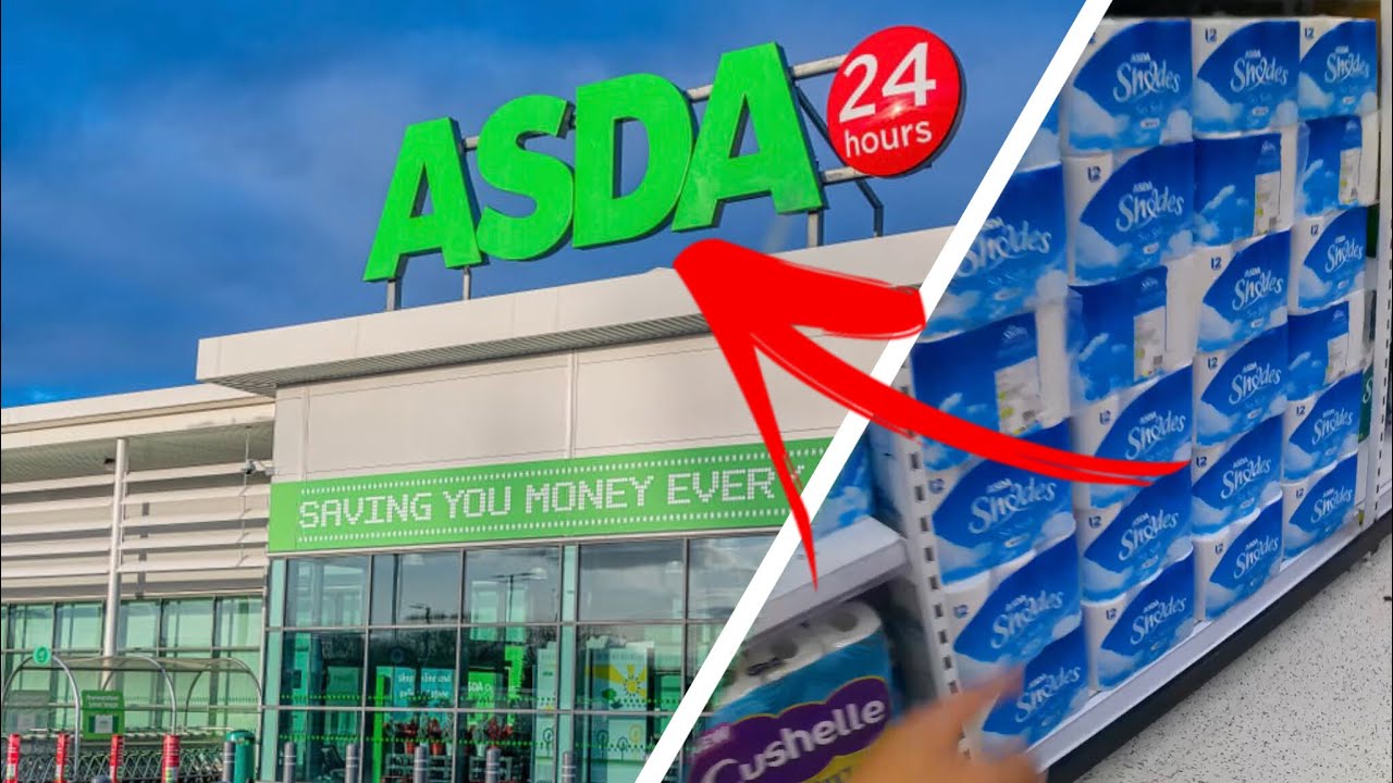 TOILET PAPER FORT IN ASDA! - YouTube