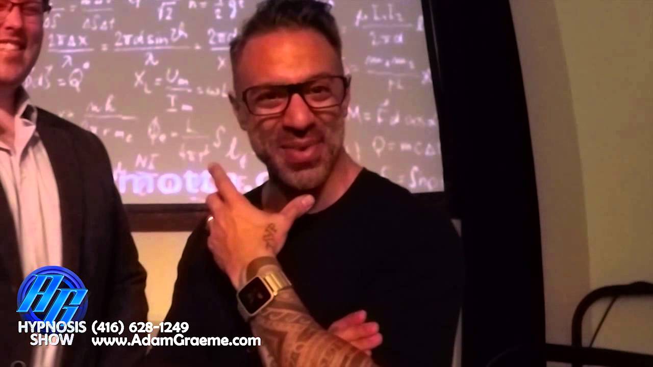 Bobby Motta - Adam Graeme Comedy Stage Hypnosis Show - YouTube