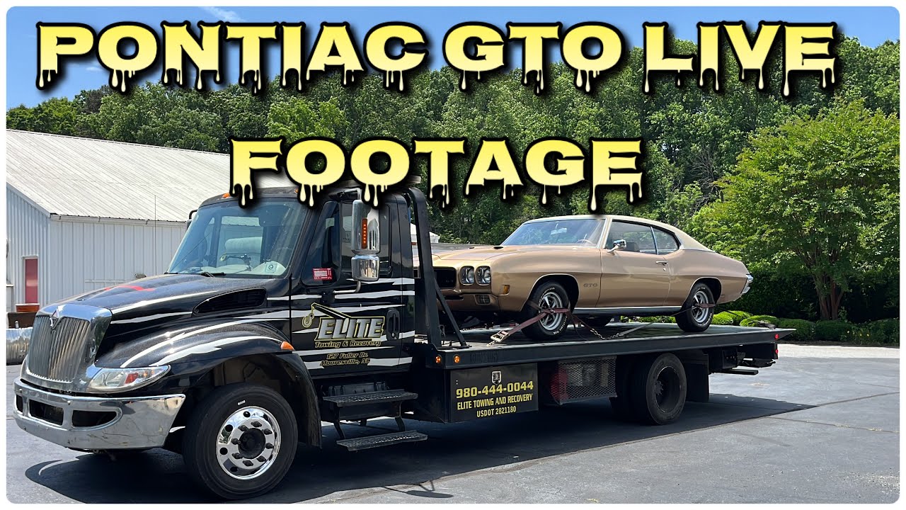 PONTIAC GTO LIVE FOOTAGE BEFORE IT CUT OFF - YouTube